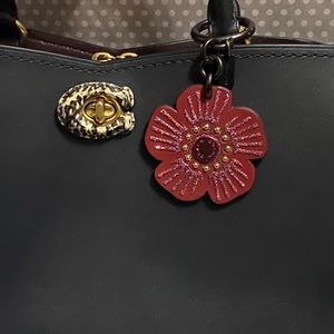 Coach | Bags | Coach Tea Rose Bag Charm 7449 | Poshmark